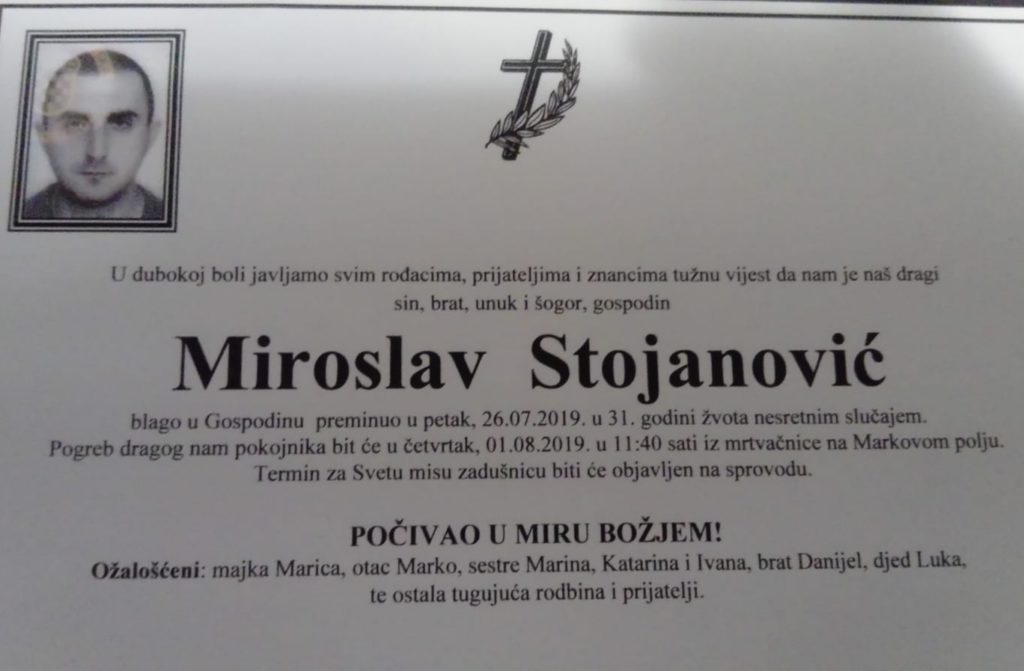 Miroslav Stojanović | Ramski Vjesnik